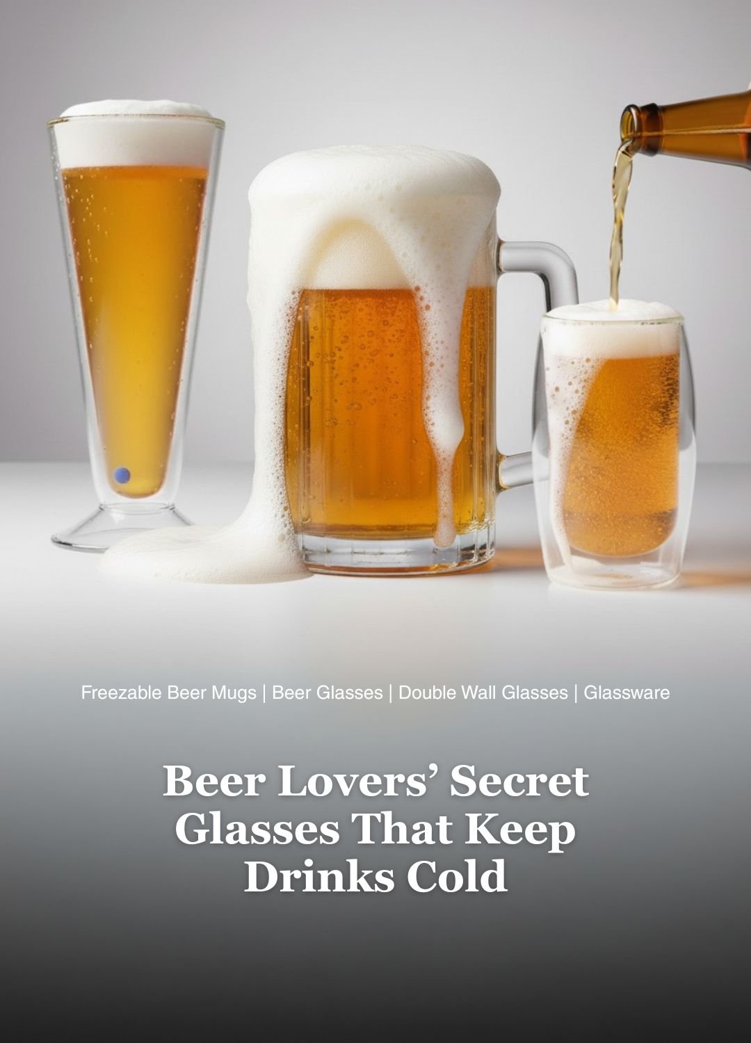 Beer Lovers’ Secret – Glasses That Keep Drinks Cold – Borotech
