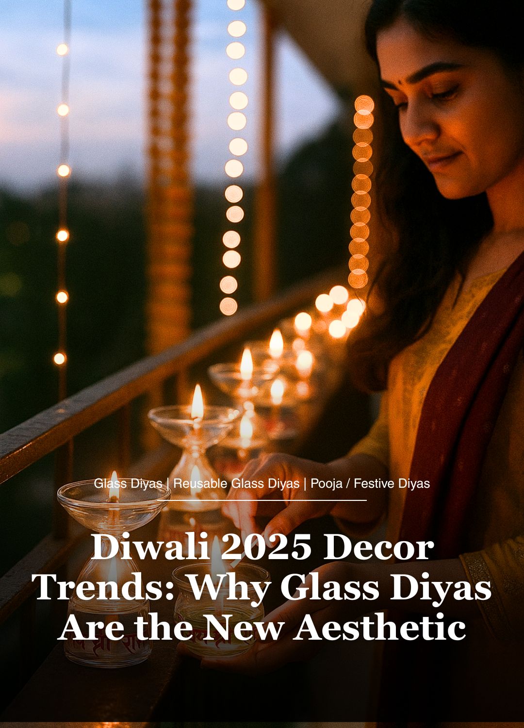 Diwali 2025 Decor Trends: Why Glass Diyas Are the New Aesthetic – Borotech