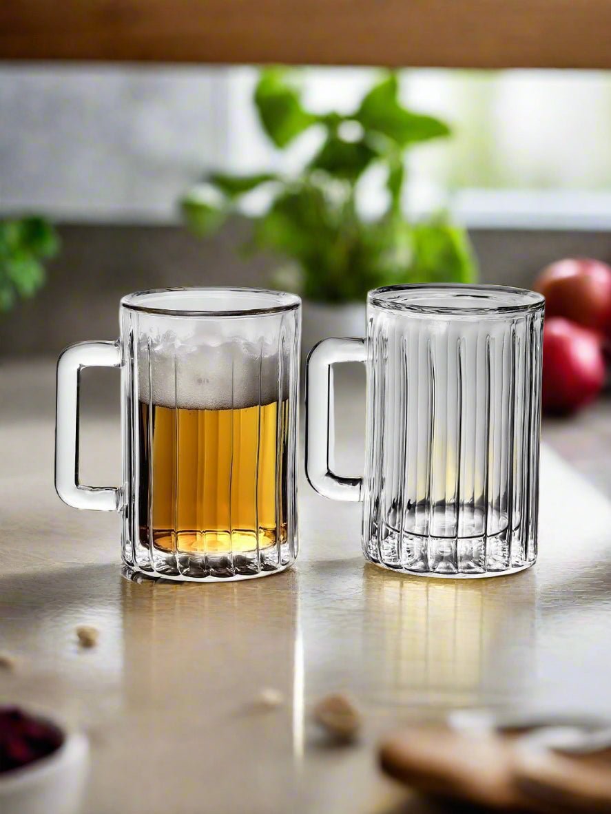 Freezable Beer Mugs Vintage Style – Borotech